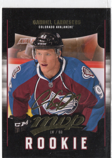 2011-12 Upper Deck 2011-12 Upper Deck MVP Update #125 Gabriel Landeskog ...