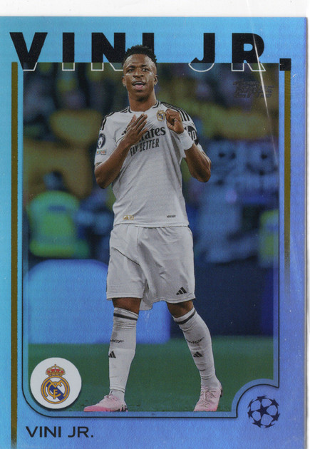 2024-25 Topps Chrome UEFA Club Competitions Image Variation #7 Vini Jr ...