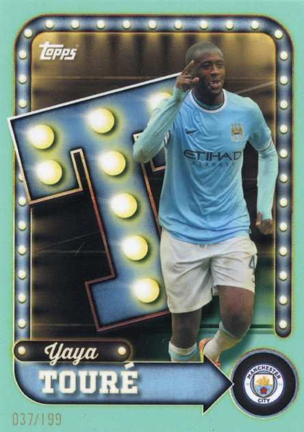 2025-26 Topps Manchester City Collectors Tin Parallel #27 Yaya Toure ...