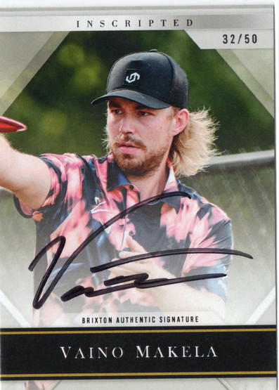 2023 Brixton Inscripted #49 Vaino Makela AU, SN50 – Euro Elite Cards