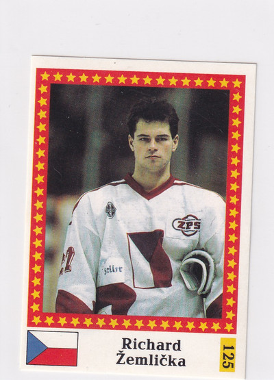 1991 Semic WC hockey Richard Zemlicka FANTOM BACK – Euro Elite Cards
