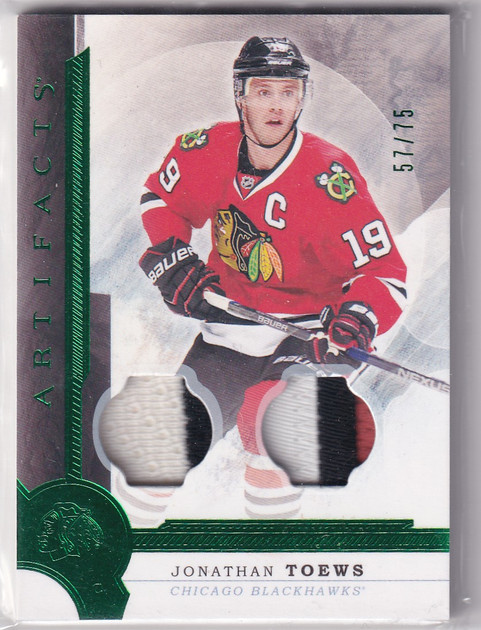 2016-17 Artifacts Materials Emerald #5 Jonathan Toews /75 – Euro Elite ...