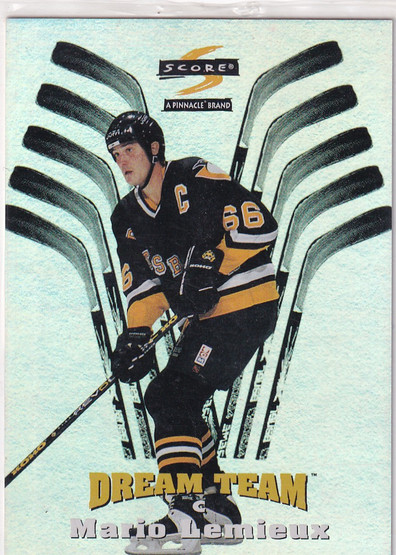 1996-97 Score Dream Team #6 Mario Lemieux – Euro Elite Cards