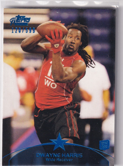 2011 Topps Prime Blue #18 Dwayne Harris RC /599 – Euro Elite Cards