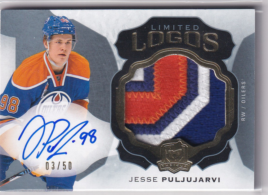 2016-17 The Cup Limited Logos Autographs #LLJP Jesse Puljujarvi/50 ...